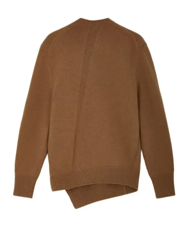 JIL SANDER Asymmetrical Wool Sweater