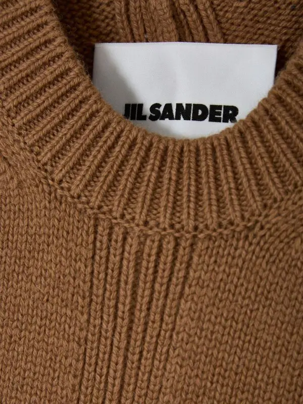 JIL SANDER Asymmetrical Wool Sweater