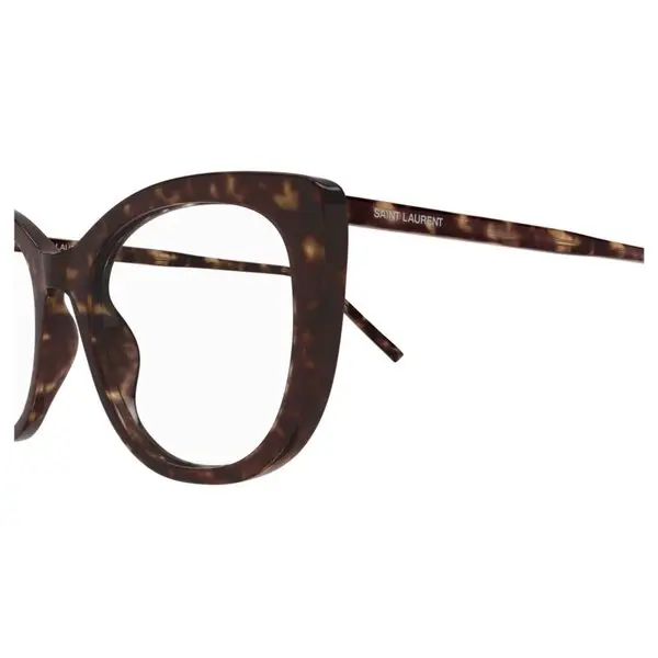 Saint Laurent Cat Eye Frame Eyeglasses - Black