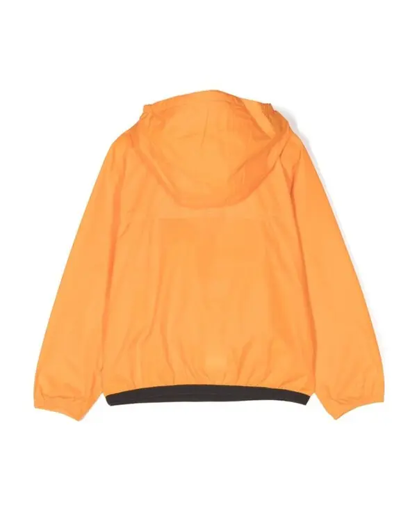 Play Comme Des Garcon Half Zipper Jacket - Orange
