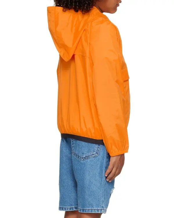 Play Comme Des Garcon Half Zipper Jacket - Orange