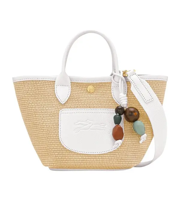 Longchamp Le Pliage Collection Xs Basket Bag - White