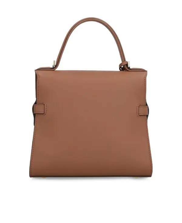 Delvaux Logo Shoulder Bag - Brown