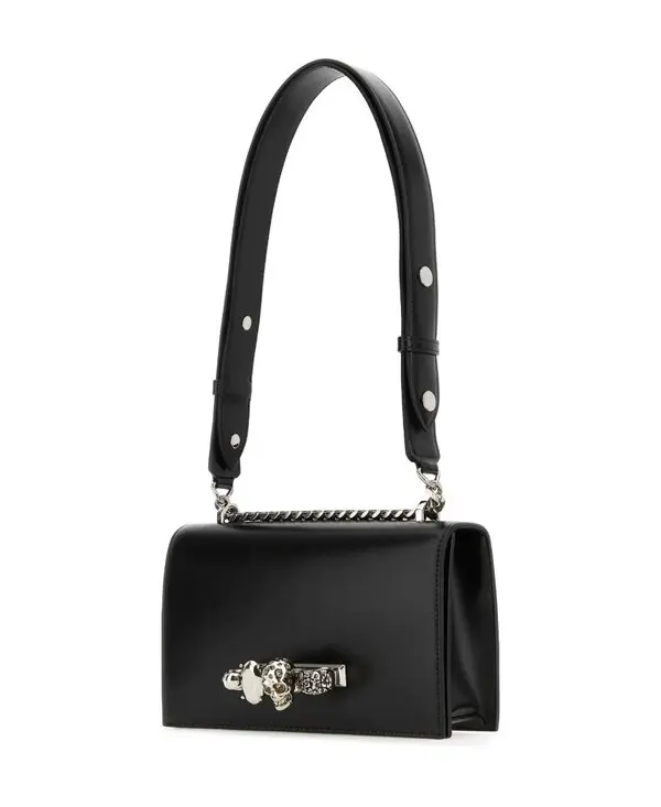 Alexander McQueen Jewelled Foldover-top Shoulder Bag