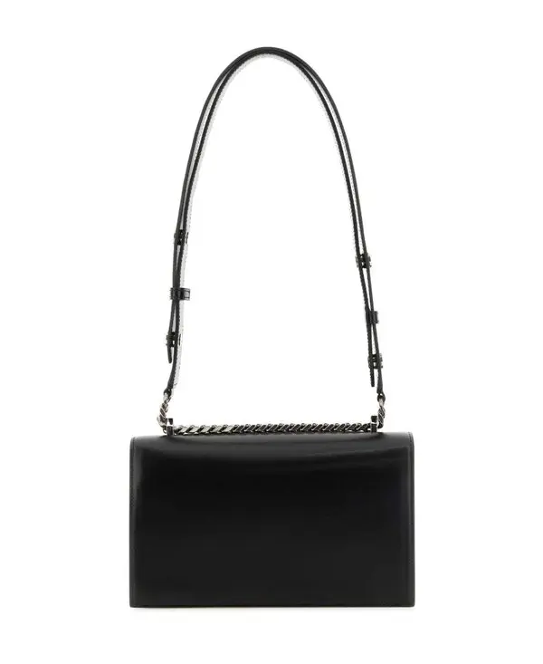 Alexander McQueen Jewelled Foldover-top Shoulder Bag