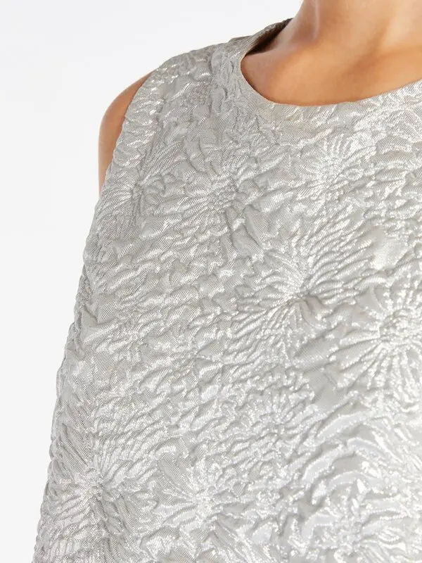 Max Mara Jacquard Crew-neck Sleeveless Top