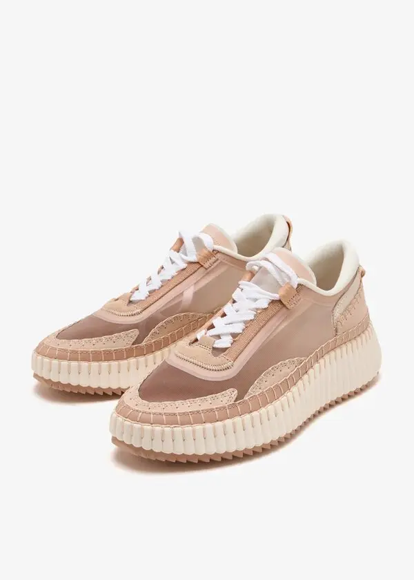 Chloé Nama Sneakers - Pink
