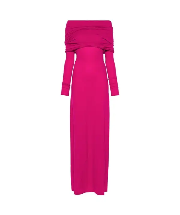 Balenciaga Stretch Design Maxi Dress
