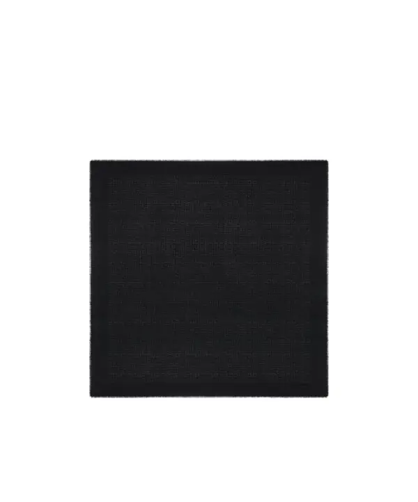 Givenchy Monogram Frayed Edge Scarf - Black