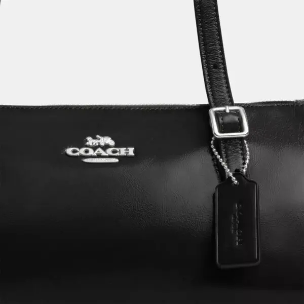 COACH Asher Shoulder Bag - Silver/black