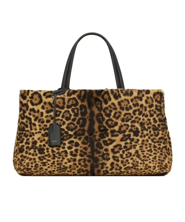 Saint Laurent Weekender In Pony Hair Leather - Leopard