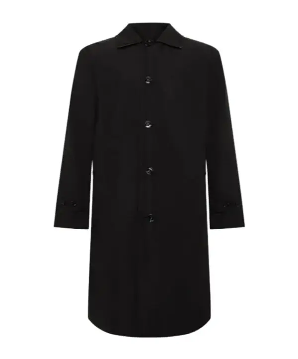 Burberry Single-breasted Trench Coat - Black