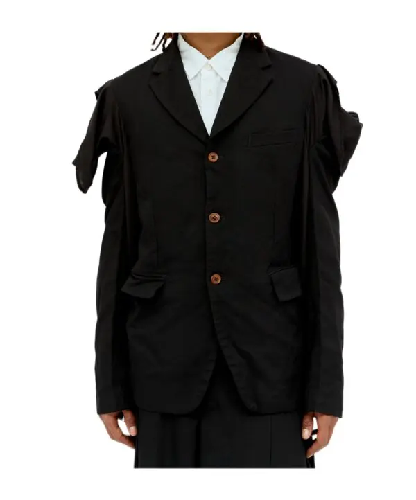 Comme Des Garçons Layered Sleeve Blazer