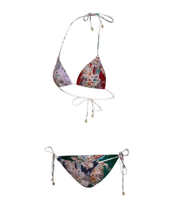 Zimmermann Two-piece Paisley Print Swimsuit
