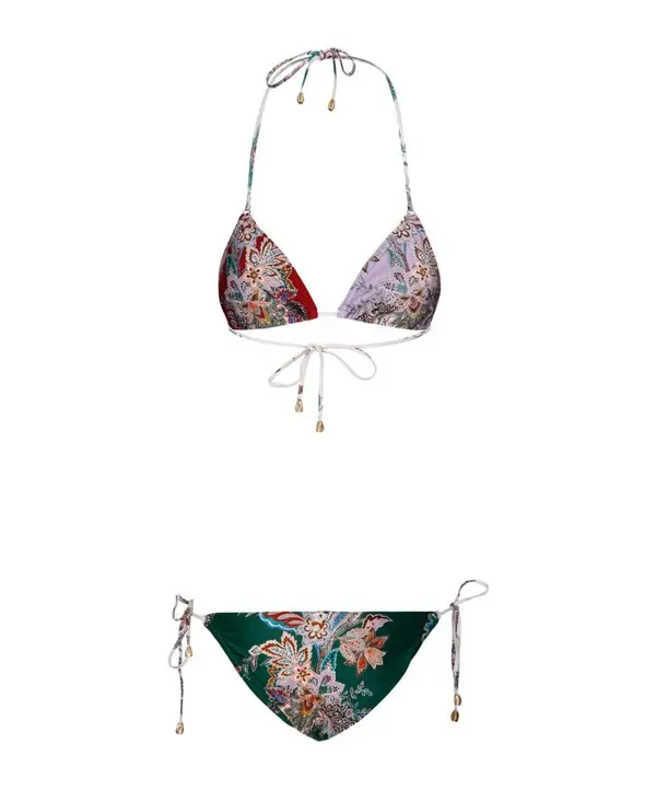 Zimmermann Two-piece Paisley Print Swimsuit