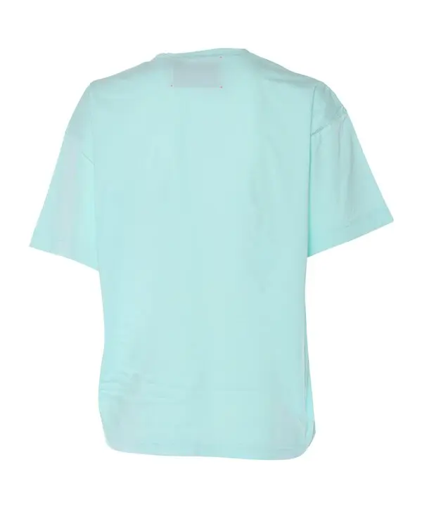 FORTE_FORTE Draped Crewneck T-shirt With Lace Detail