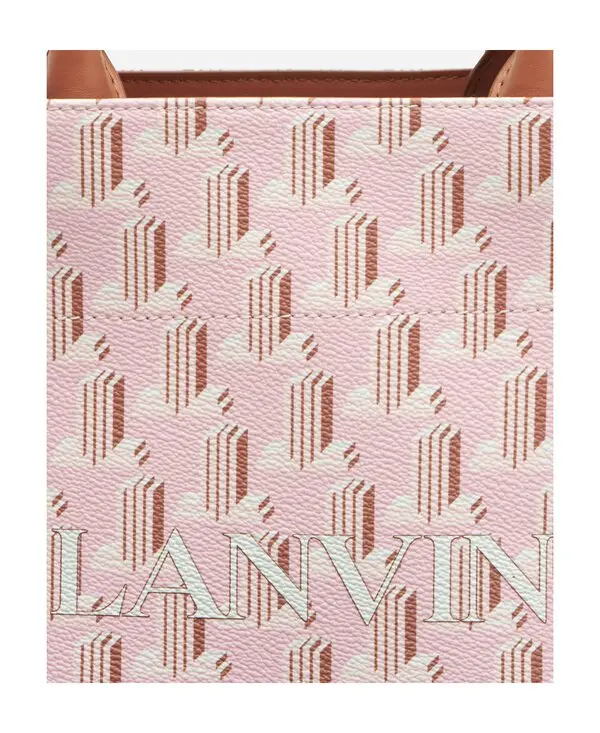 LANVIN Logo Print Tote Bag - Pink