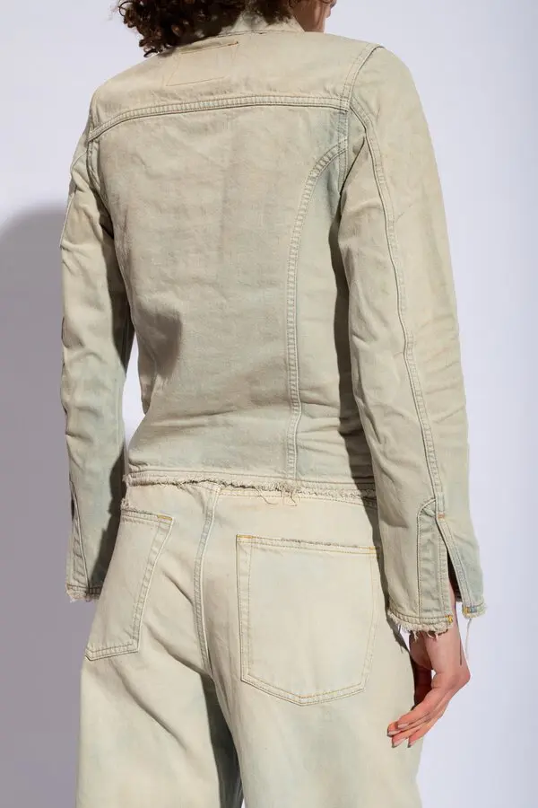 DIESEL® De-bonny S1 Frayed-edge Denim Jacket