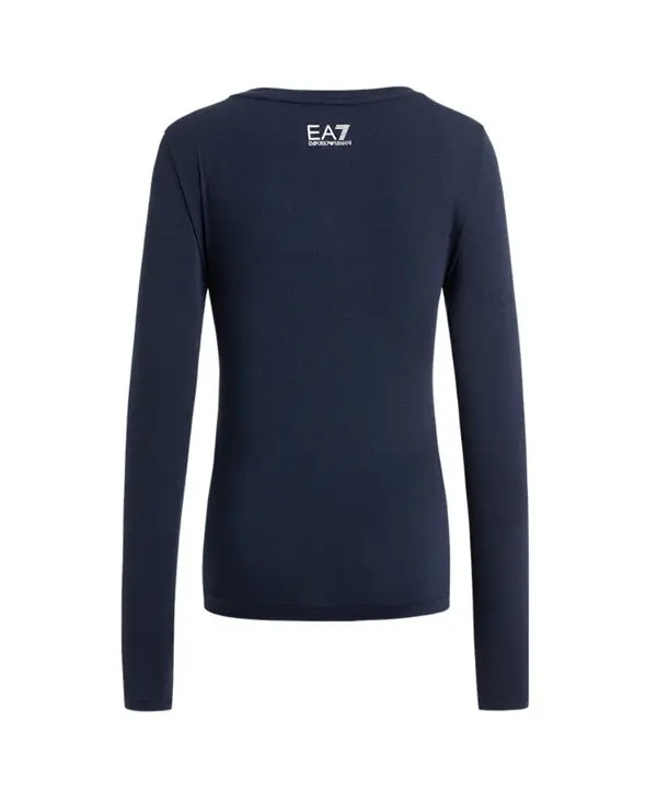 EA7 Embellished Long-sleeved T-shirt