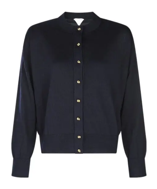 Bottega Veneta Knitted Cardigan And V-neck Vest Set