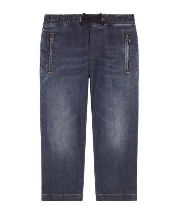 Dolce & Gabbana Drawstring Waist Jeans