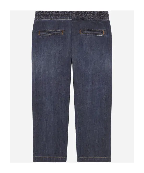 Dolce & Gabbana Drawstring Waist Jeans