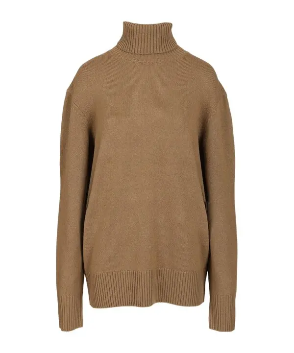 TOTEME Roll Neck Long Sleeved Jumper - Brown