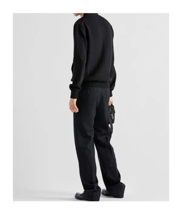 Prada Panelled Button-up Cardigan