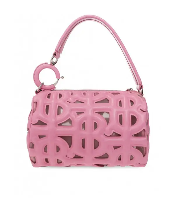Burberry Quilted Monogram Freya Top Handle Bag