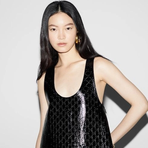 Gucci Gg Embossed Mini Dress