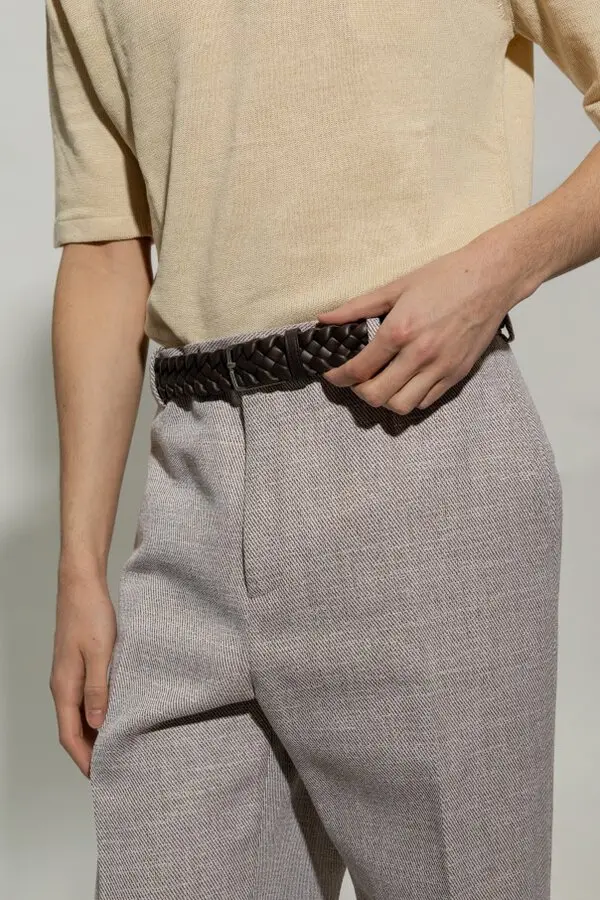 Bottega Veneta Woven Leather Belt