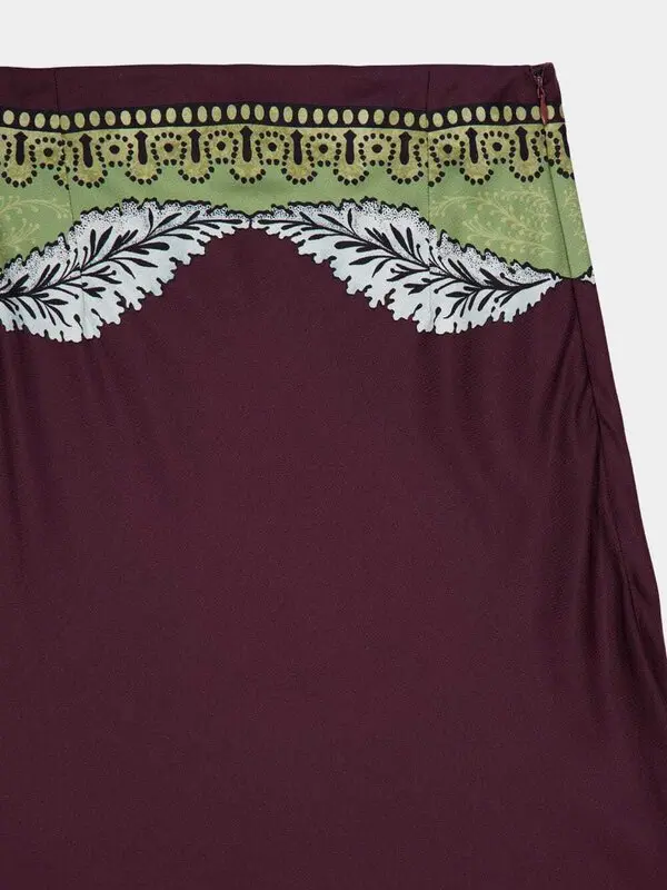 La DoubleJ Maxi Skirt With Hand-print