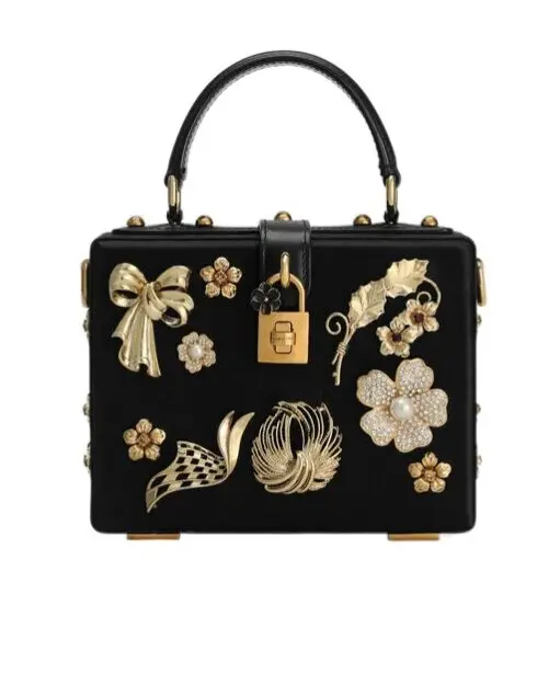 Dolce & Gabbana Embellished Box Tote Bag