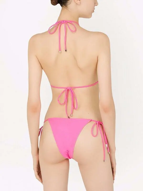 Dolce & Gabbana Halterneck Triangle Bikini - Pink