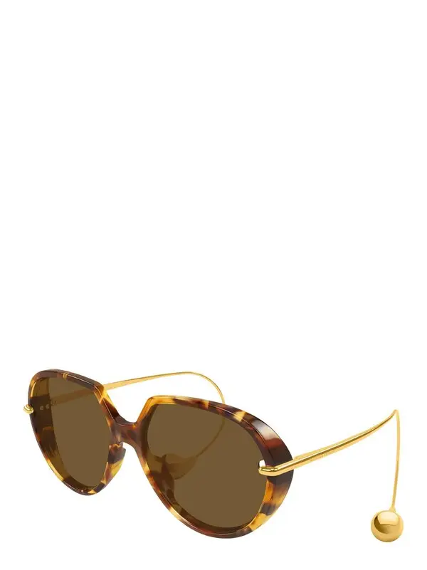 Bottega Veneta Drop Squared Sunglasses - Green