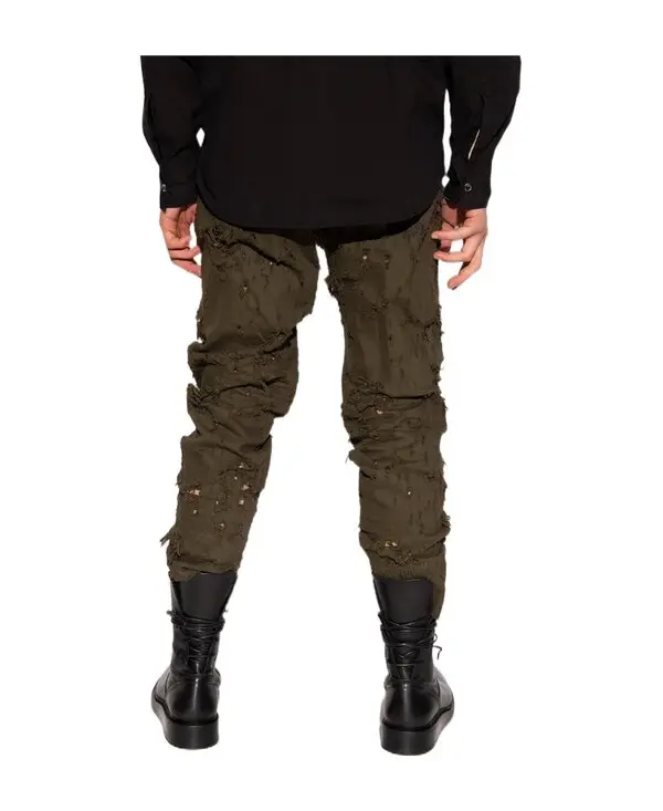 Dsquared2 Distressed Graffiti Print Trousers