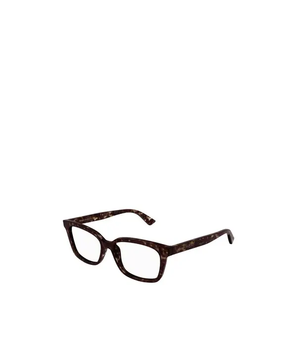 Alexander McQueen Square Frame Eyeglasses - Black
