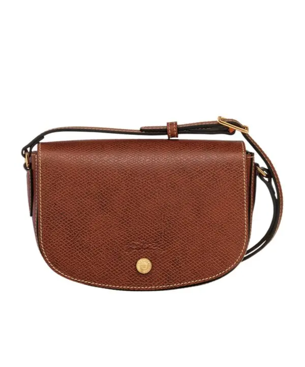 Longchamp Sépure Crossbody Bag With Debossed Logo - Brown