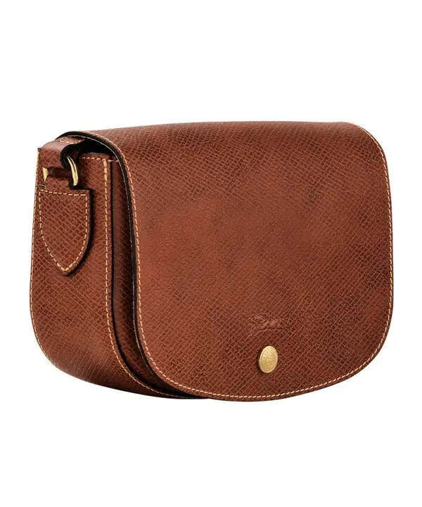 Longchamp Sépure Crossbody Bag With Debossed Logo - Brown