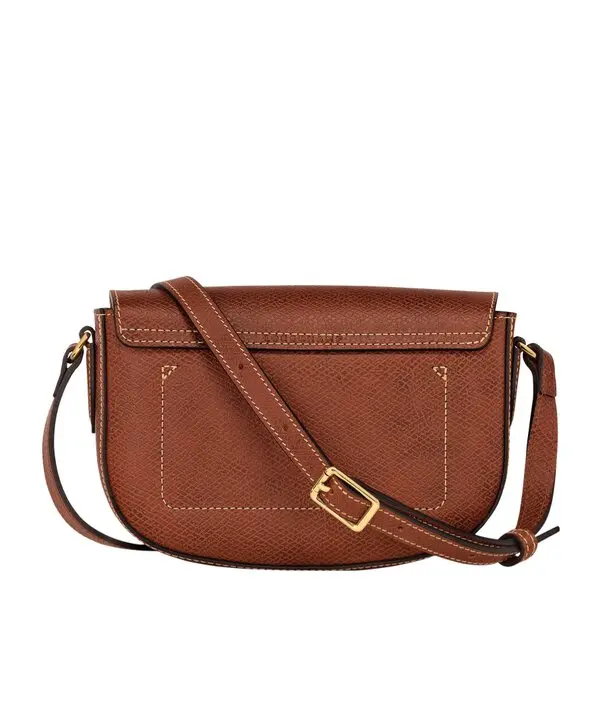 Longchamp Sépure Crossbody Bag With Debossed Logo - Brown
