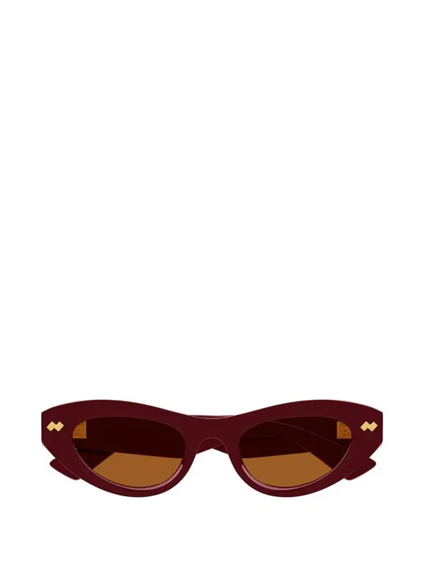 Bottega Veneta Cat Eye Sunglasses - Brown