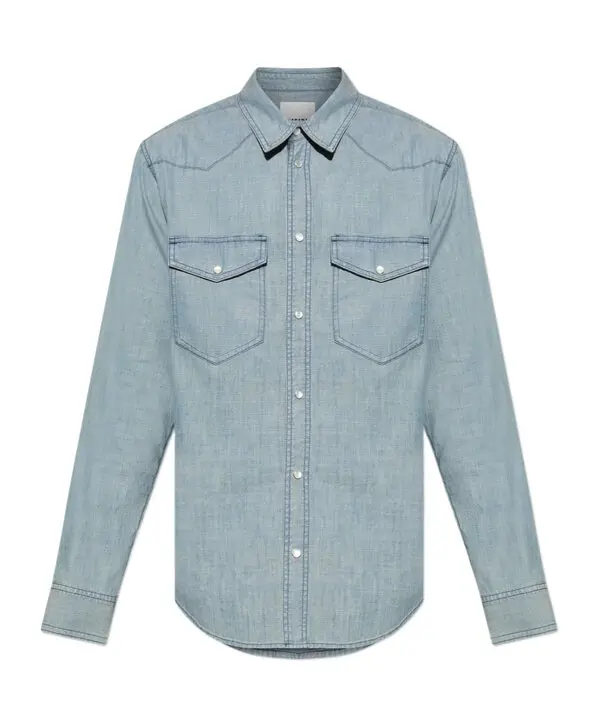 Isabel Marant Étoile Double-pocket Cotton Shirt - Blue