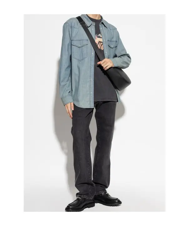 Isabel Marant Étoile Double-pocket Cotton Shirt - Blue
