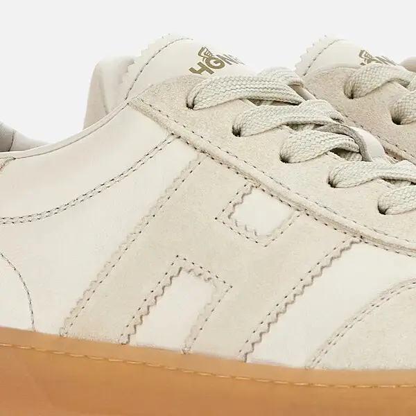 Hogan Cool Side H Patch Sneakers - Ivory