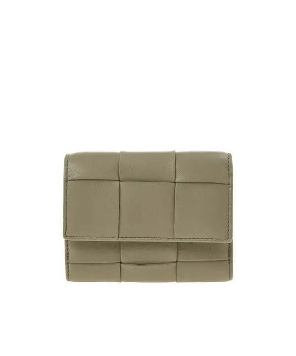 Bottega Veneta Folding Wallet - Gray