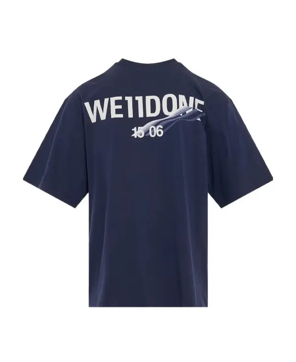 We11Done Logo Printed Crewneck T-shirt