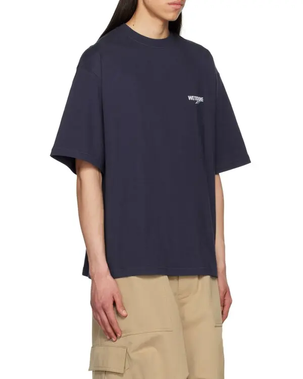 We11Done Logo Printed Crewneck T-shirt