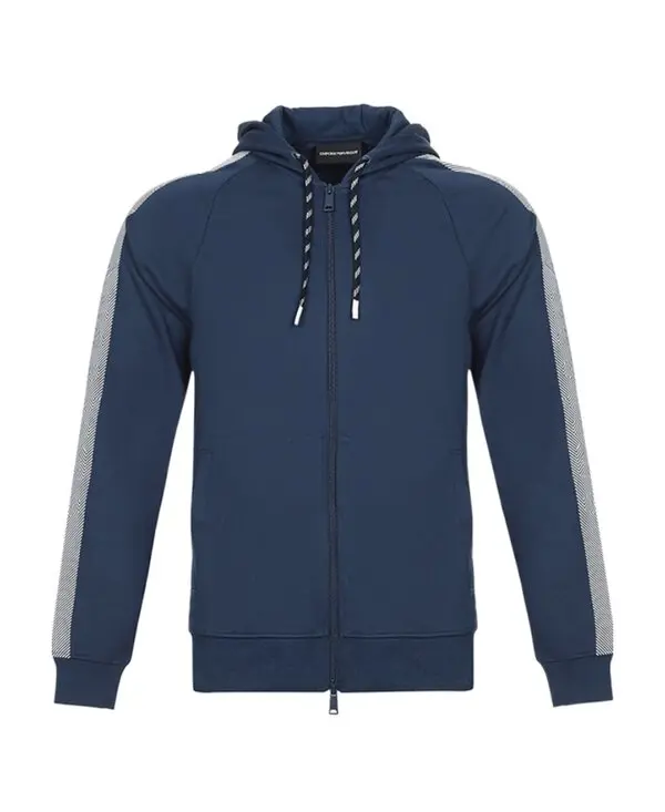 Emporio Armani Logo Hooded Casual Coat