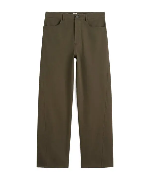 TOTEME Twisted Relaxed Trousers - Brown