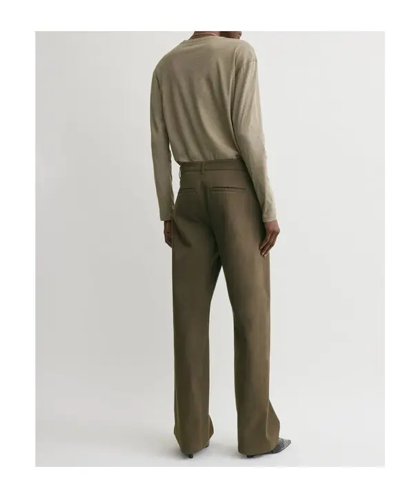 TOTEME Twisted Relaxed Trousers - Brown